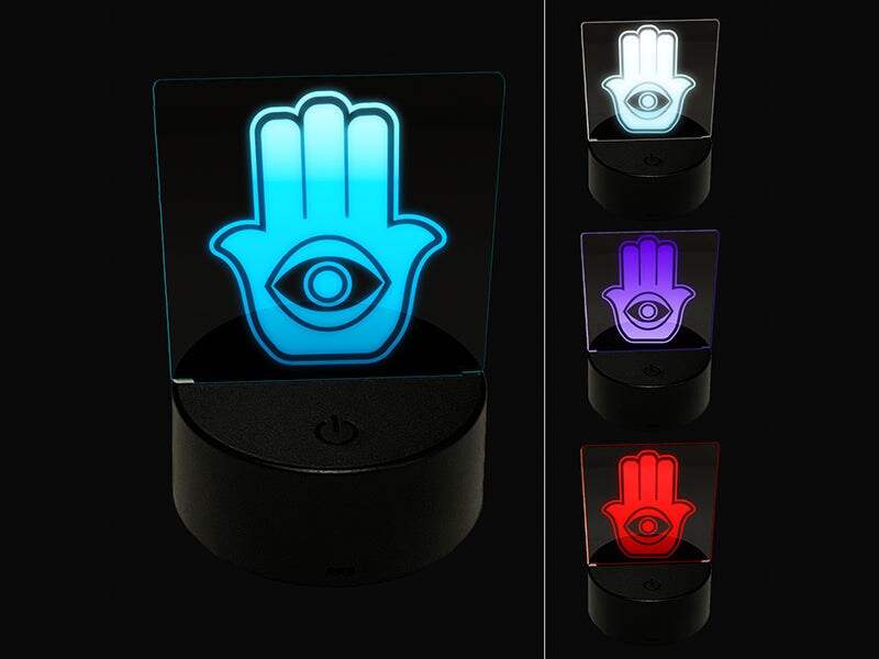 Hamsa Evil Eye Hand Ward Protection Symbol Charm Khamsa Hamesh 3D ...