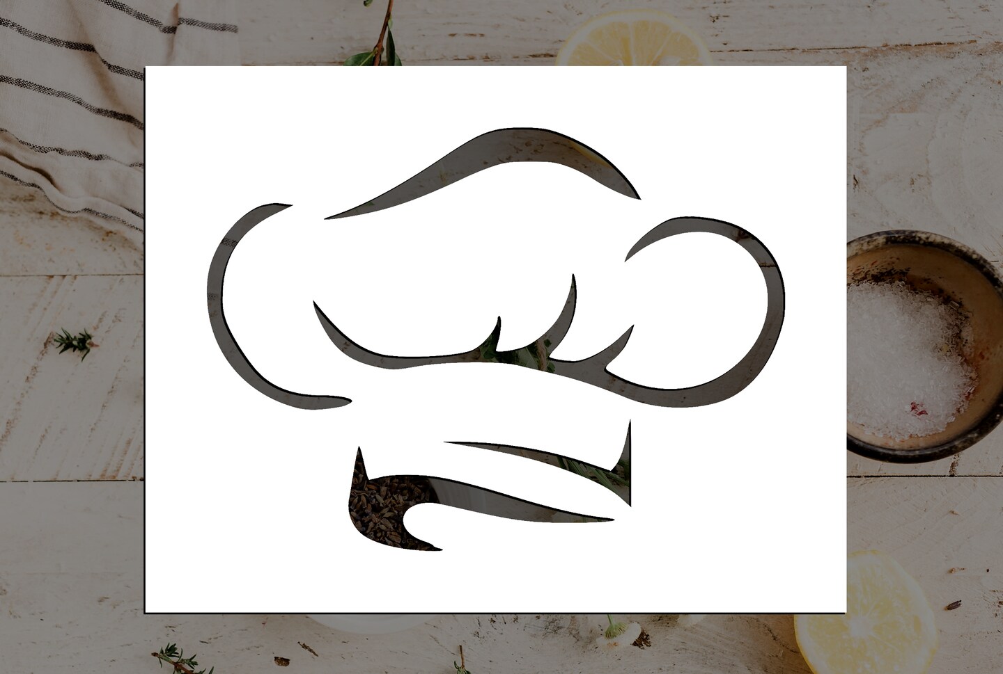 Chef's Hat Reusable Stencil (Many Sizes) | MakerPlace by Michaels