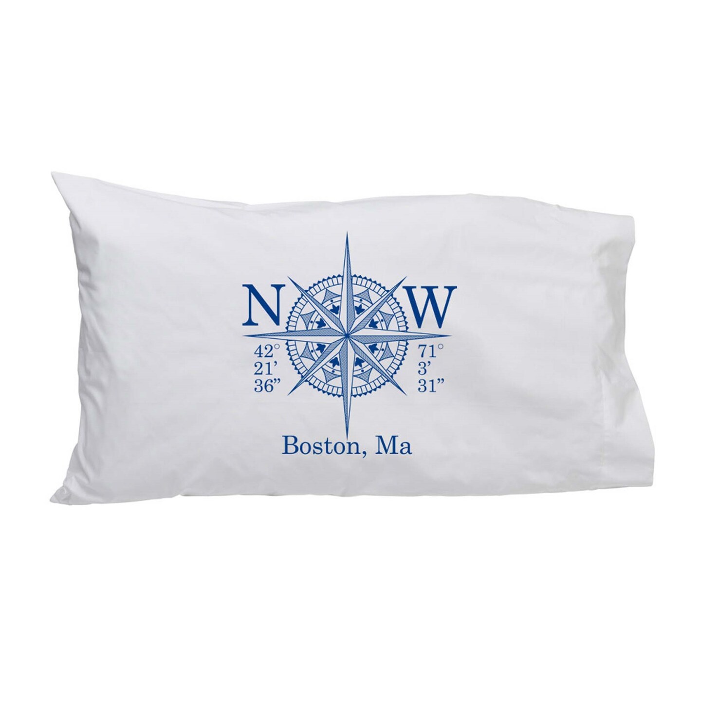 Contemporary Home Living 28" White Rectangular Pillow Case with ...