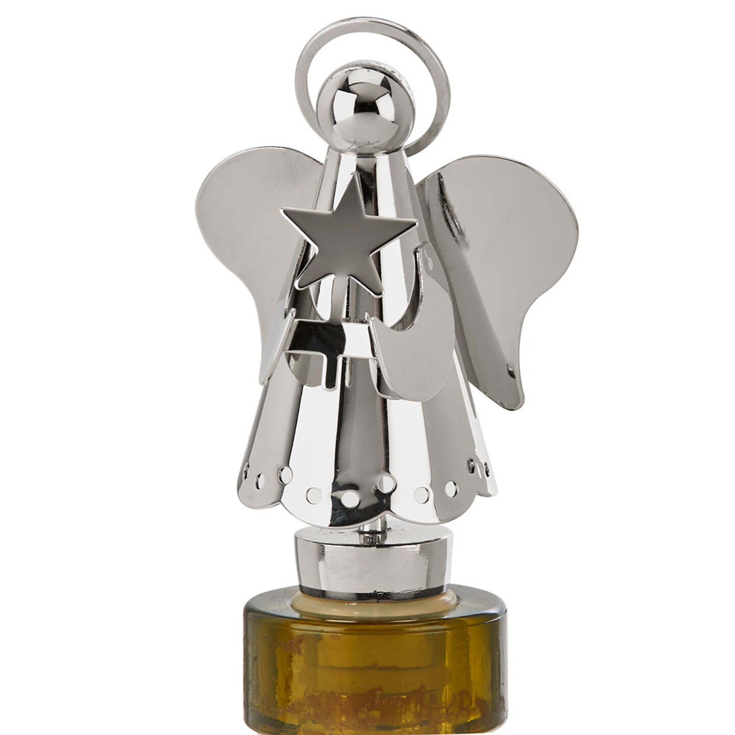 Contemporary Home Living 3.5" Christmas Angel Bottle Stopper | Michaels