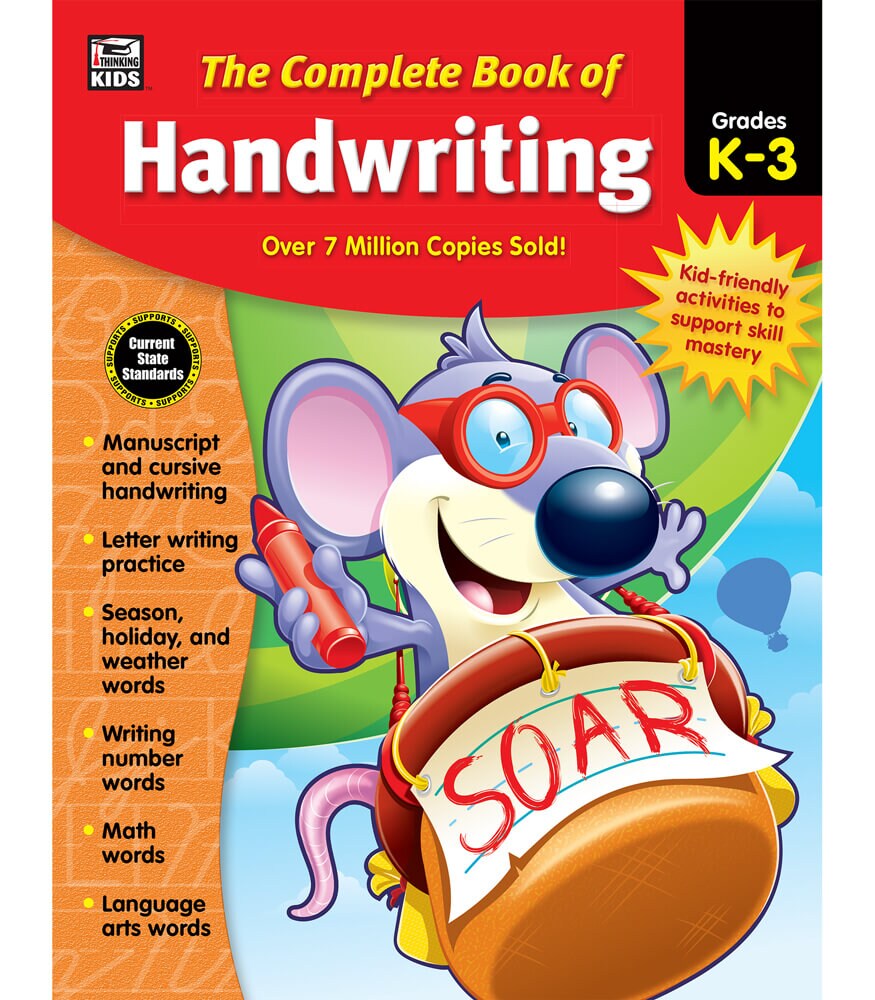 Carson Dellosa Complete Book of Handwriting Workbook, Kindergarten ...
