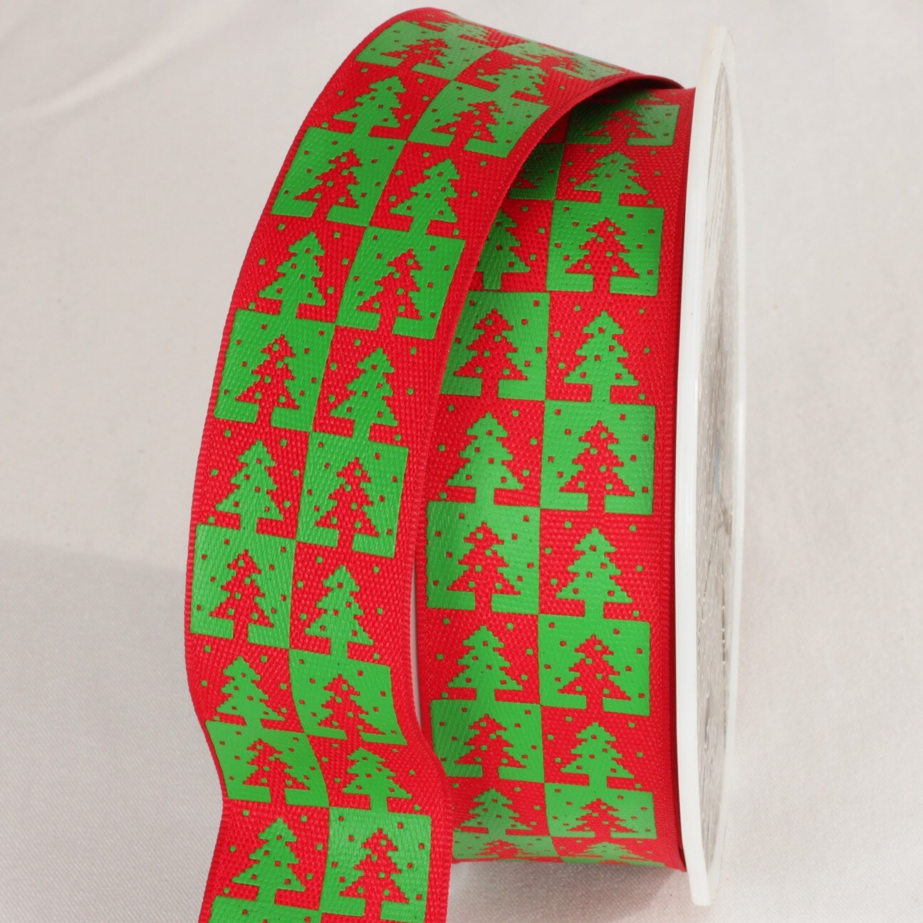The Ribbon People Red and Green Christmas Wired Craft Ribbon 1.5" x 27 ...
