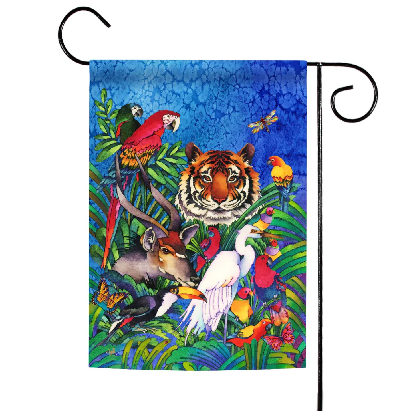 Toland Home Garden Animals in the Forest Outdoor Garden Flag 18" x 12.5 ...