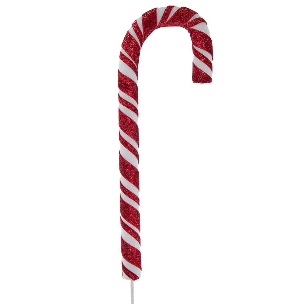 KSA Pack of 6 Red and White Artificial Candy Cane Christmas Picks 29 ...