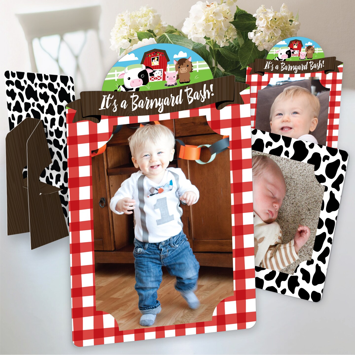 Big Dot of Happiness Farm Animals - Barnyard Baby Shower or Birthday ...