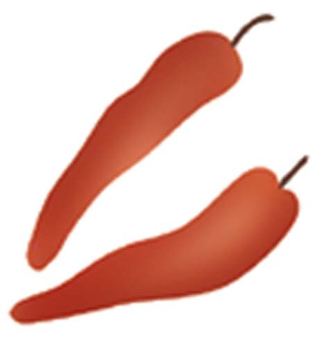 Chili Peppers Craft Stencil | 279G by Designer Stencils | Reusable Art ...