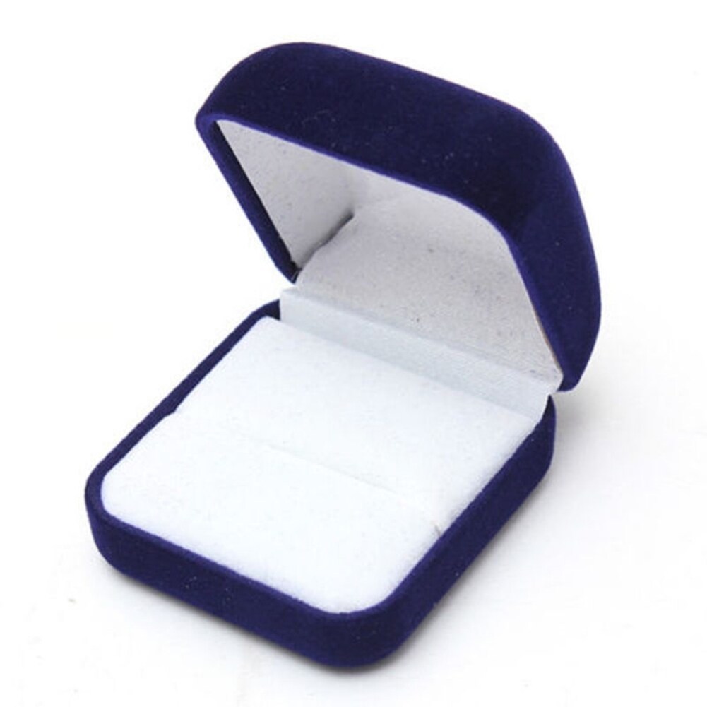 Jewelry Earring Ring Display Storage Organizer Square Gift Packing Box ...
