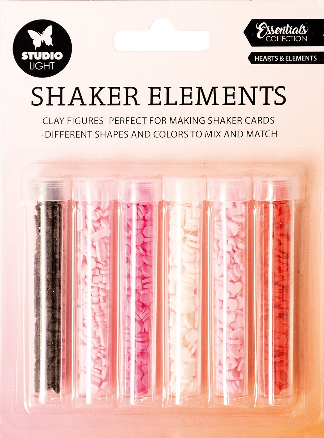 Studio Light Essential Shaker Elements 6/Pkg-NR. 14, Hearts & Elements ...