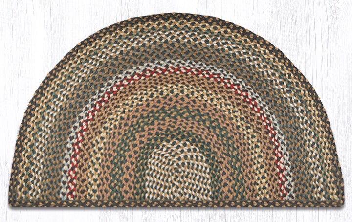 Earth Rugs SC-51 Fir / Ivory Large Rug Slice 24" x 39" | Michaels