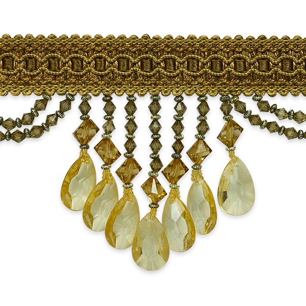 Isabella Scalloped Bead Fringe Trim | Michaels