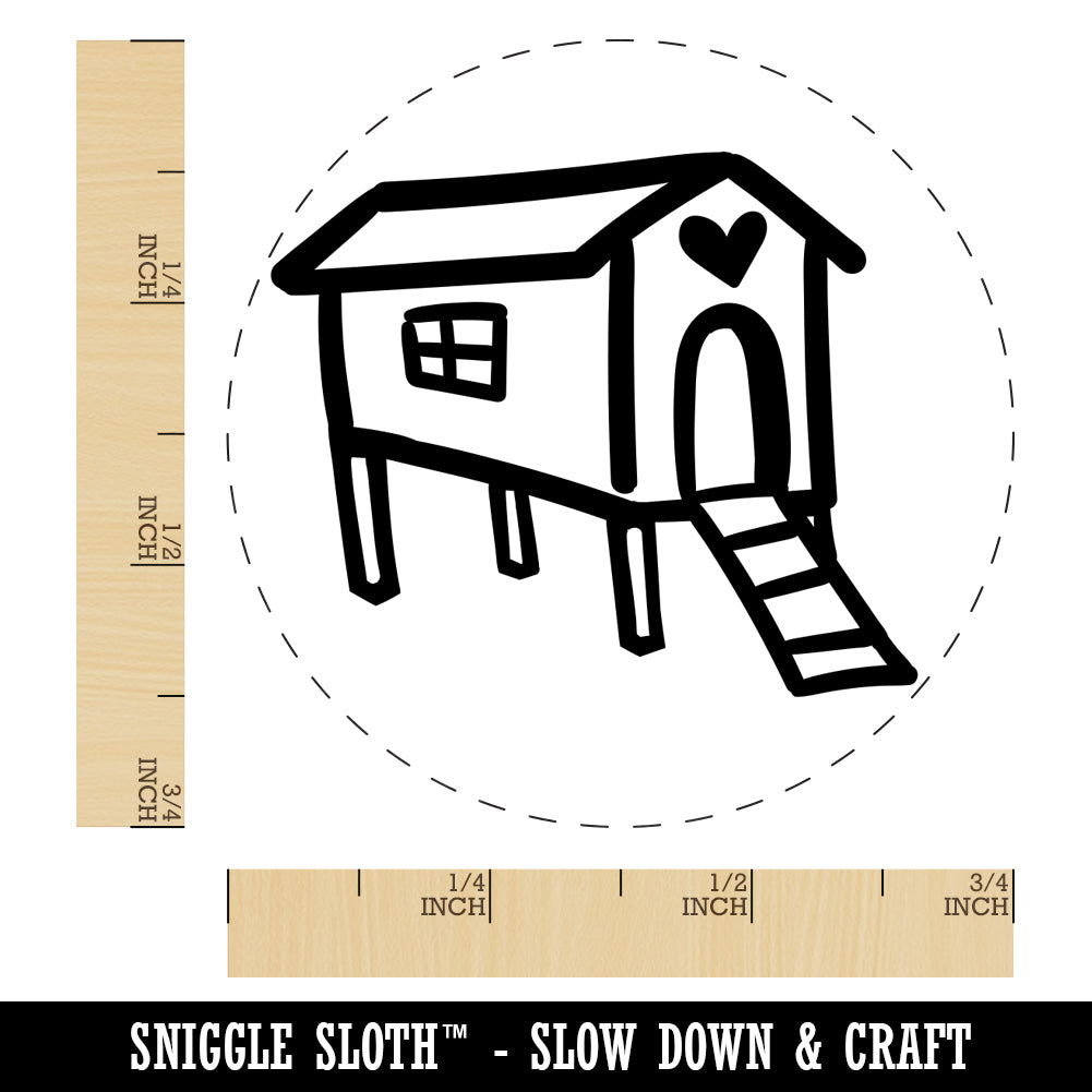 Chicken Coop Heart Chicken Egg Rubber Stamp | Michaels