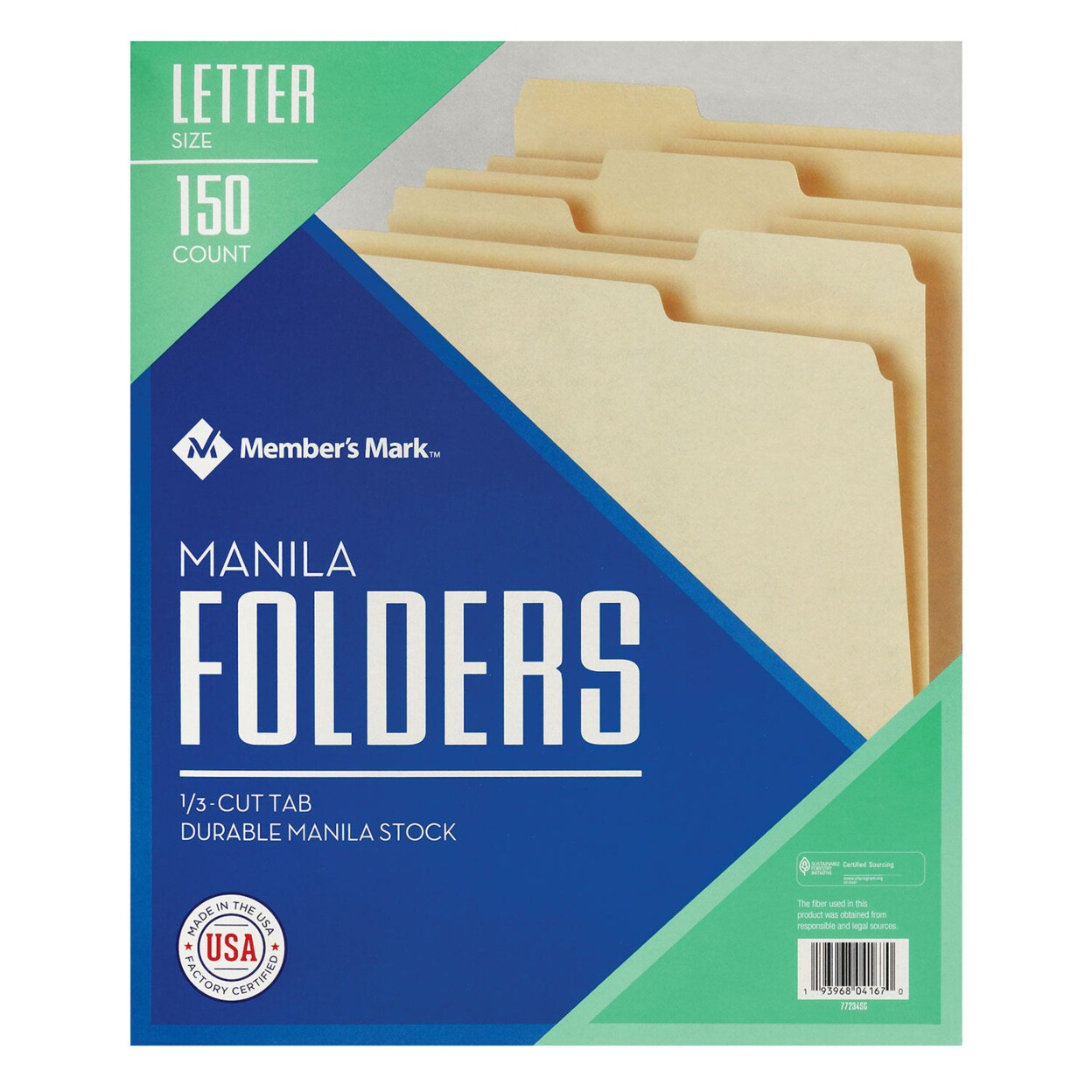 Member's Mark Members Mark Manila File Folders Letter 150 Count | Michaels