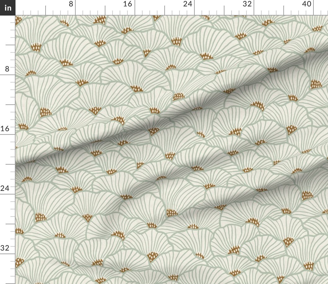 Petal Signature Cotton by the Yard or Fat Quarter Bloom Beach Shells ...