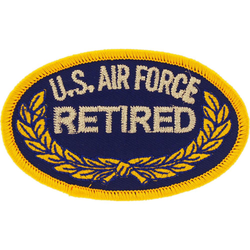 U.S. Air Force Retired Patch Blue & Yellow 3" | Michaels