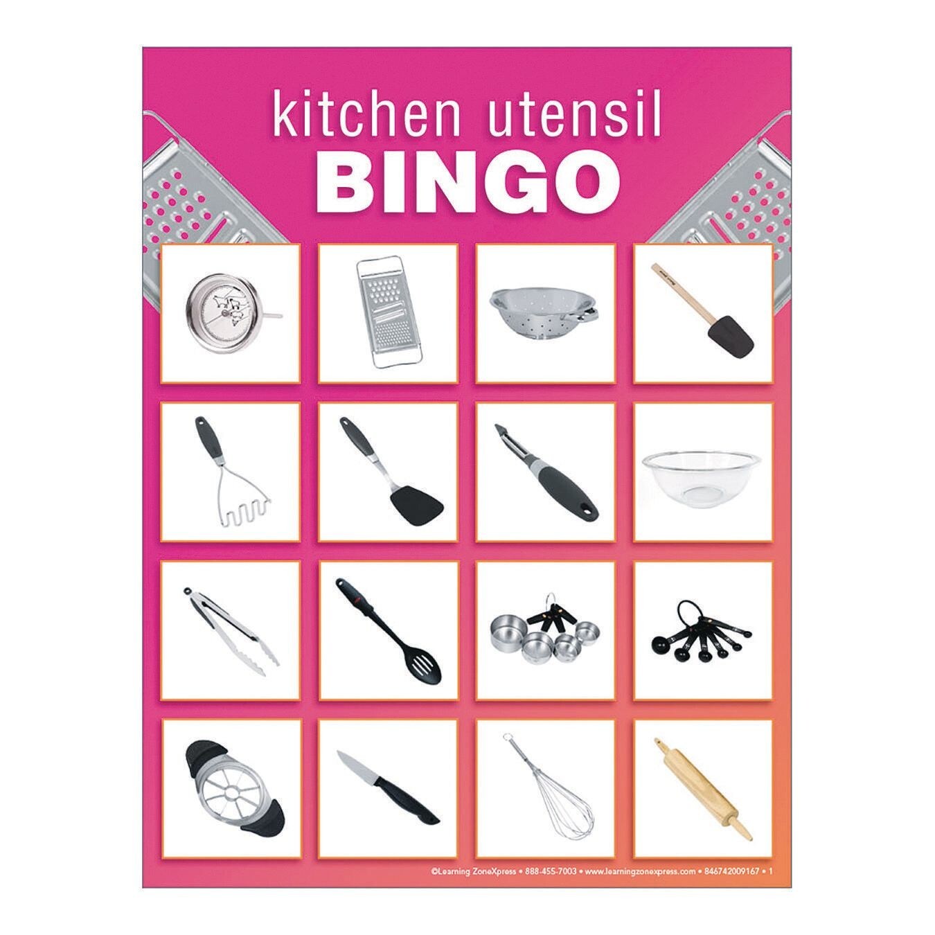 Kitchen Utensil Bingo Game | Michaels