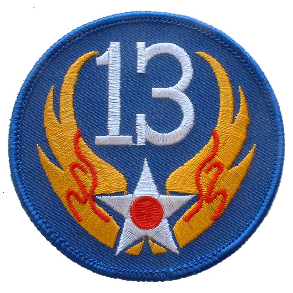 U.S. Air Force 13th Air Force Patch Blue & Yellow 3" | Michaels