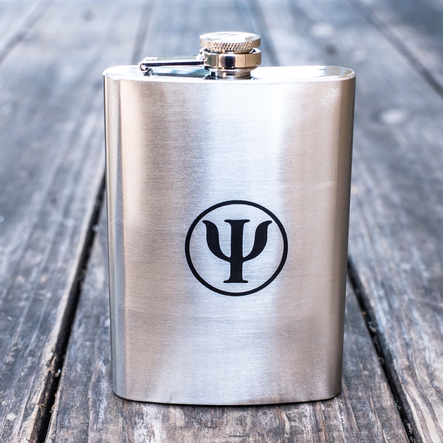 8oz Psychology Stainless Steel Flask | Michaels