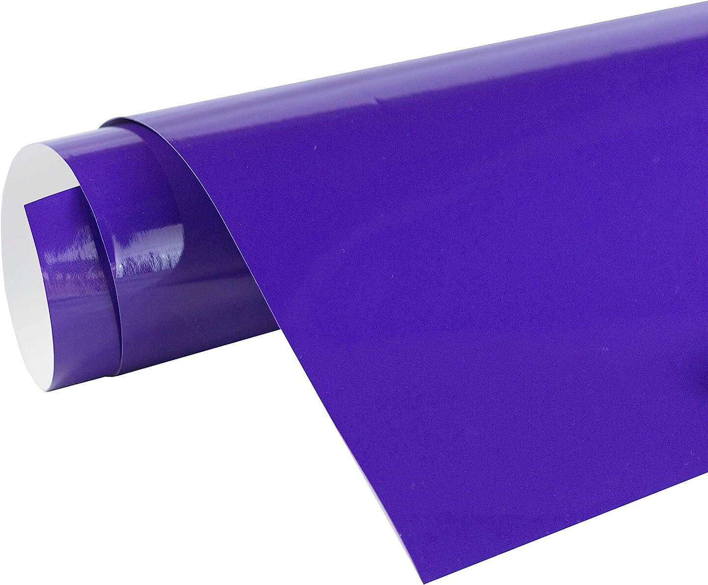 24" x 50 ft Roll of Glossy Very-Purple Repositionable Adhesive-Backed ...