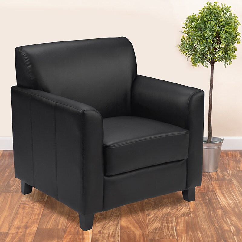 Flash Furniture HERCULES Diplomat Series Black LeatherSoft Chair BT-827 ...