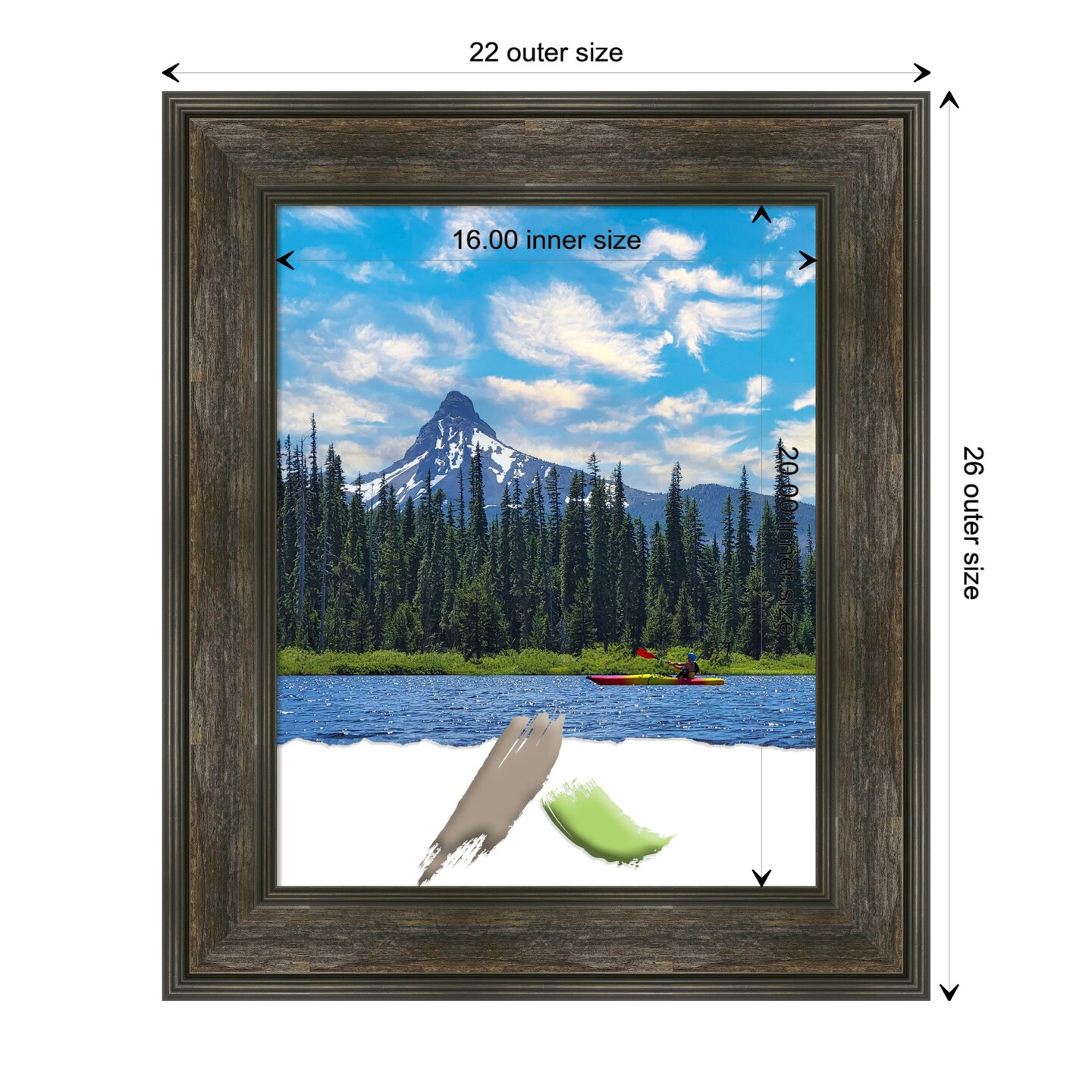 Rail Rustic Char Picture Frame, Photo Frame, Art Frame | Michaels