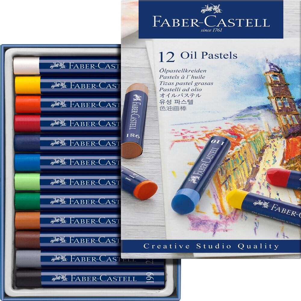 Oil Pastel Crayons – 12 Vibrant Colors – Beginner Oil Pastel Set | Michaels