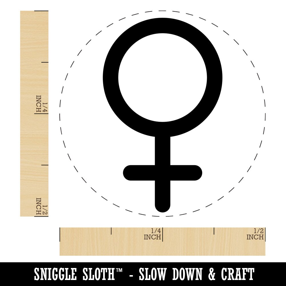 Venus Woman Female Gender Symbol Self-Inking Rubber Stamp for Stamping ...