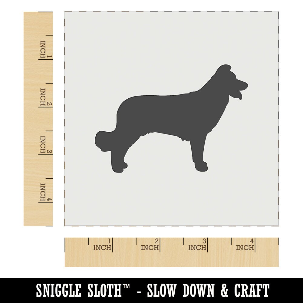 Border Collie Dog Solid Wall Cookie DIY Craft Reusable Stencil | Michaels