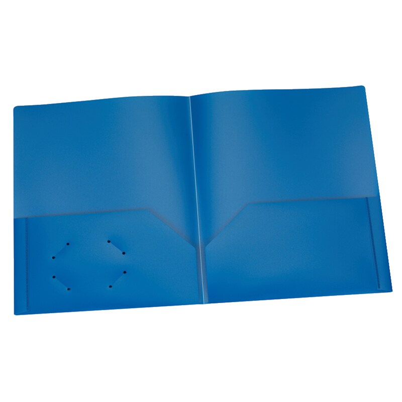 Poly Two Pocket Portfolio, Blue, Pack of 25 | Michaels