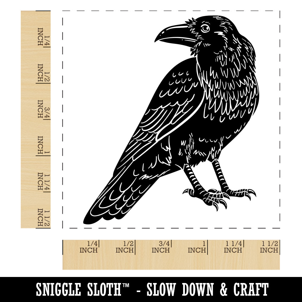 Elegant Black Raven Self-Inking Rubber Stamp Ink Stamper | Michaels