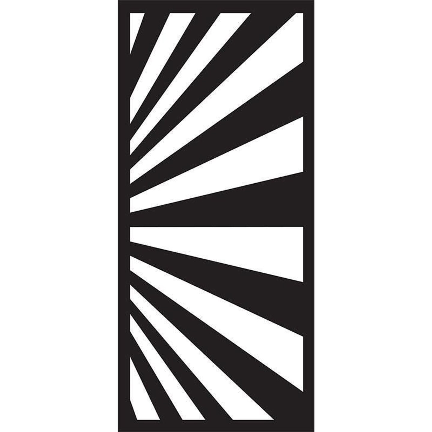 Creative Expressions Rays Of Light DL Stencil | Michaels