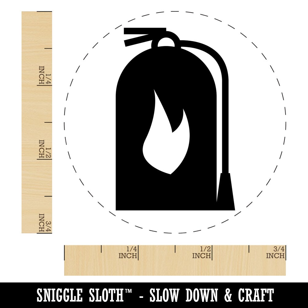 Fire Extinguisher Fireman Firefighter Self-Inking Rubber Stamp for ...