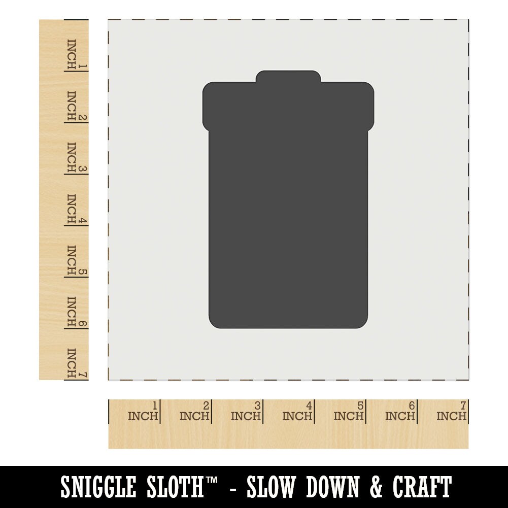 Garbage Trash Can Solid Wall Cookie DIY Craft Reusable Stencil | Michaels
