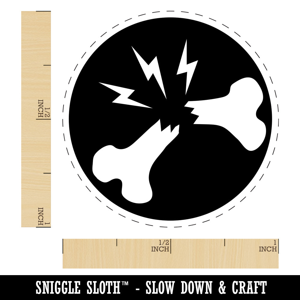 Broken Bone Injury Self-Inking Rubber Stamp for Stamping Crafting ...