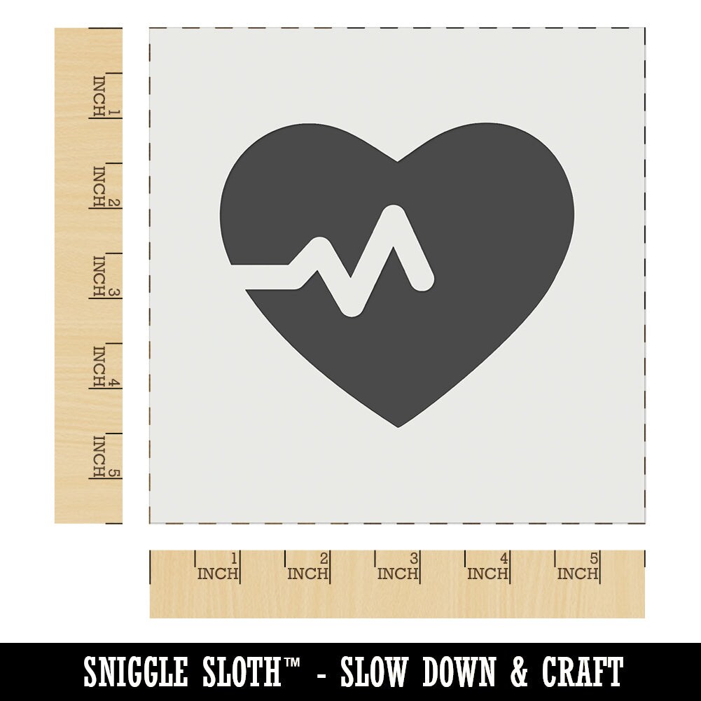 Heart Beat Wall Cookie DIY Craft Reusable Stencil | Michaels
