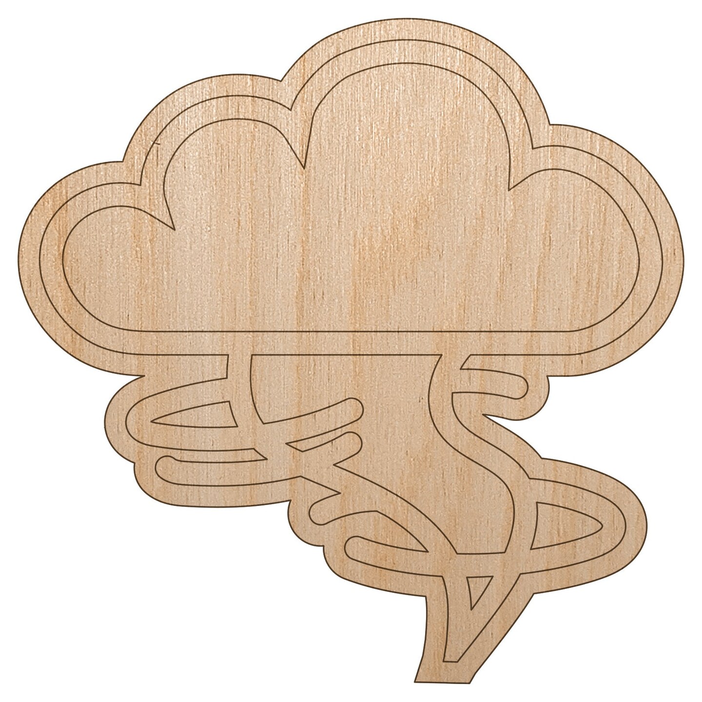 Danger Hurricane Tornado Weather Day Planner Unfinished Wood Shape ...