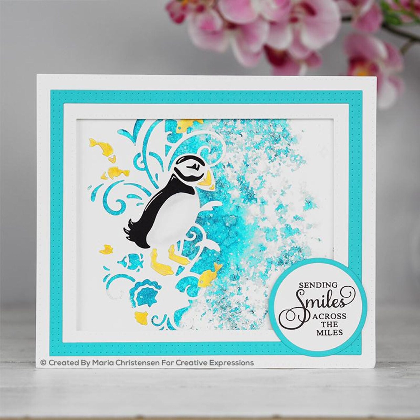 Creative Expressions Paper Cuts Edger Puffin Splash Craft Die | Michaels