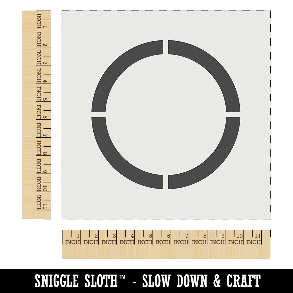 Circle Outline Wall Cookie DIY Craft Reusable Stencil | Michaels
