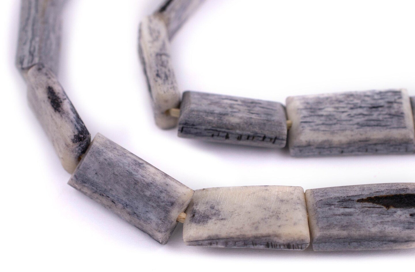 TheBeadChest Grey Kenya Bone Beads (Rectangular) | Michaels