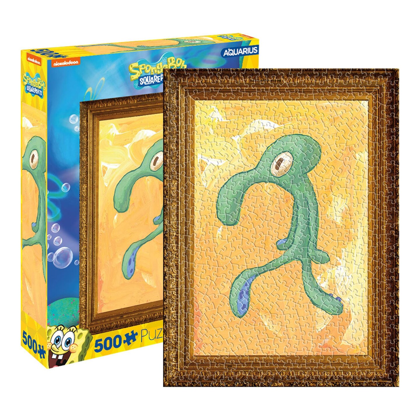 SpongeBob Squidward Bold & Brash 500 Piece Jigsaw Puzzle | Michaels