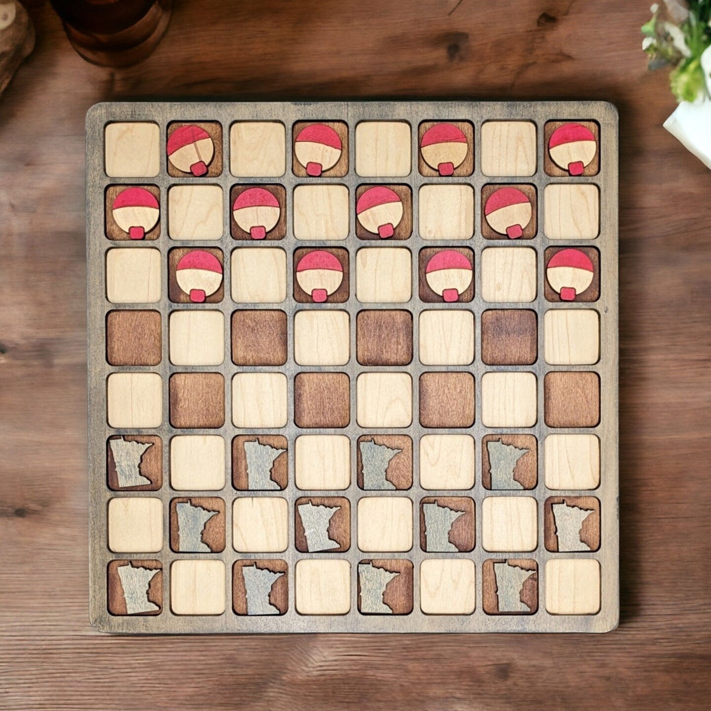 Custom Wooden Checkers | MakerPlace by Michaels