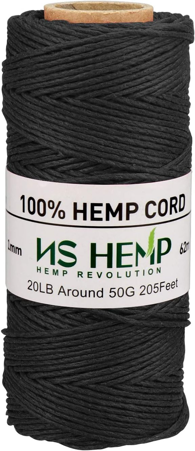 [] 100% Hemp String for Crafts, 205 Feet 1Mm Macrame Cord, Gardening ...