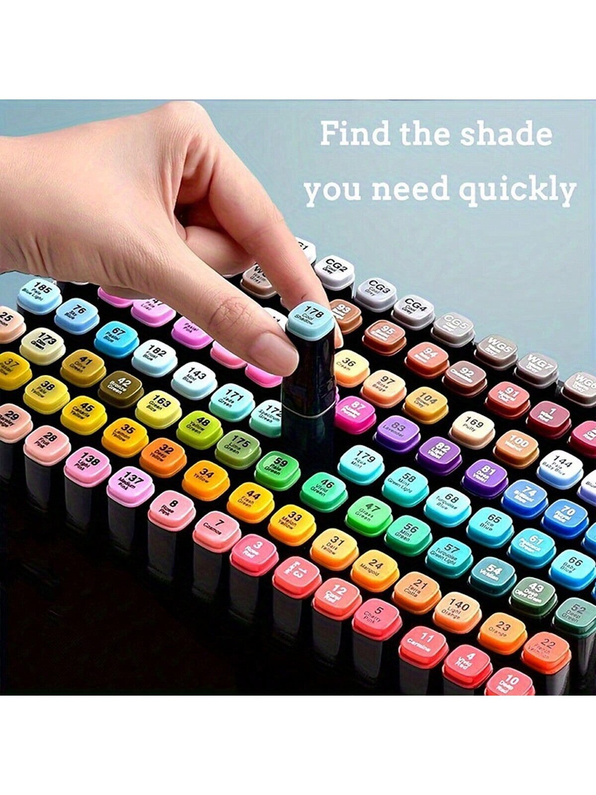 Premium 24/36Pcs Color Double-Head Marking Set | Oil-Based, Alcohol ...