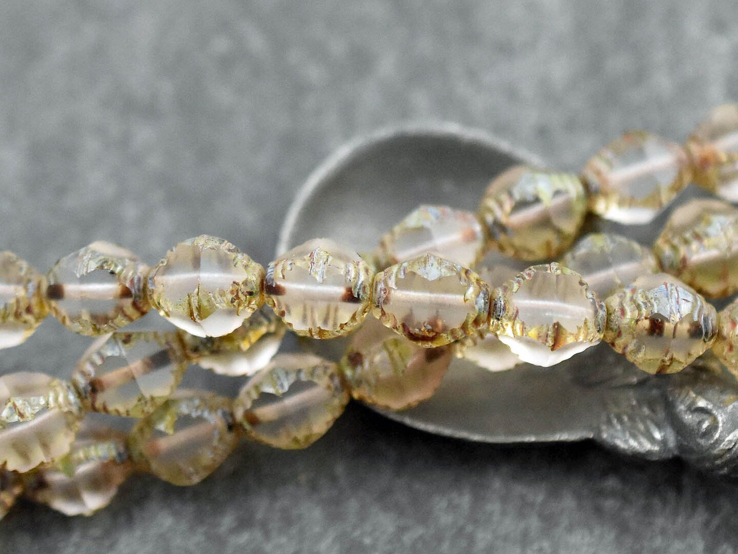 *15* 8x10mm Matte Crystal Picasso Faceted Bicone Beads | Michaels