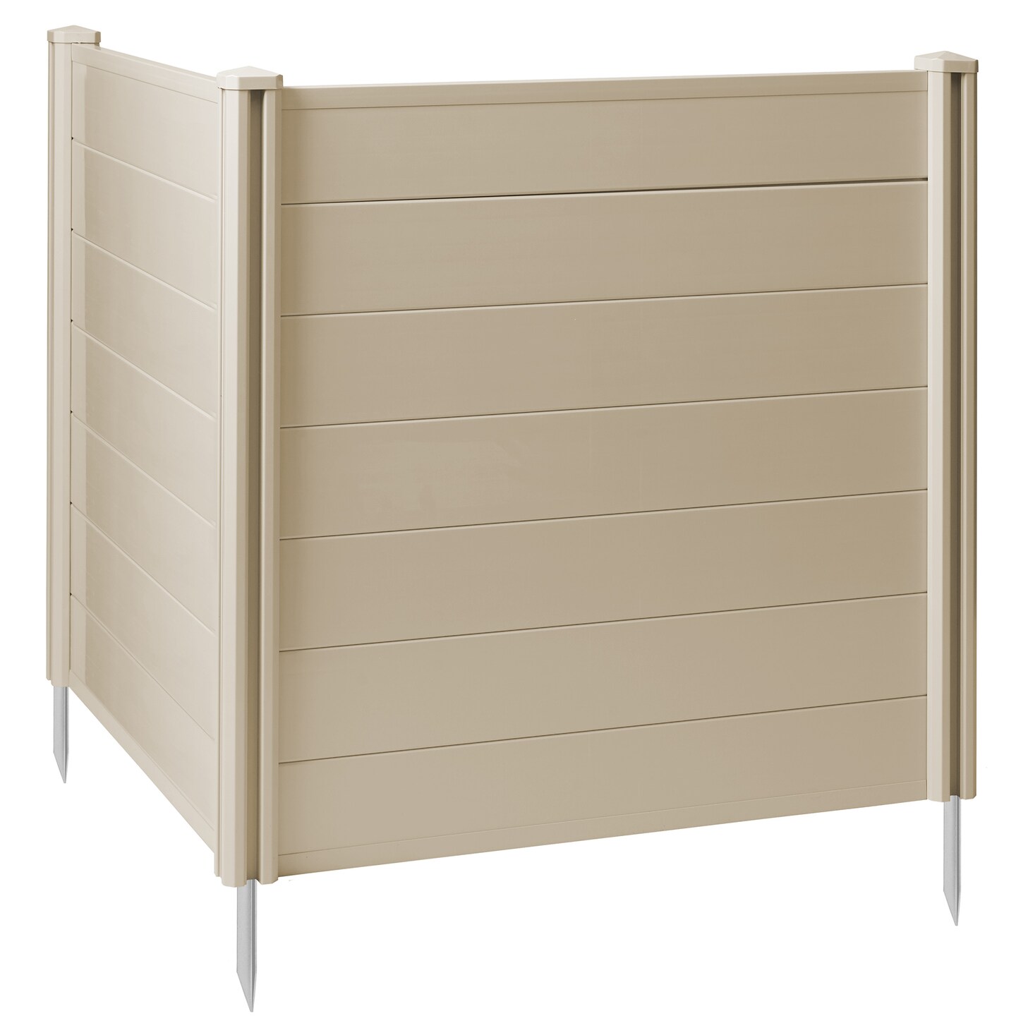 Casafield Privacy Screen - Outdoor Vinyl Fence Panel Enclosure for AC ...