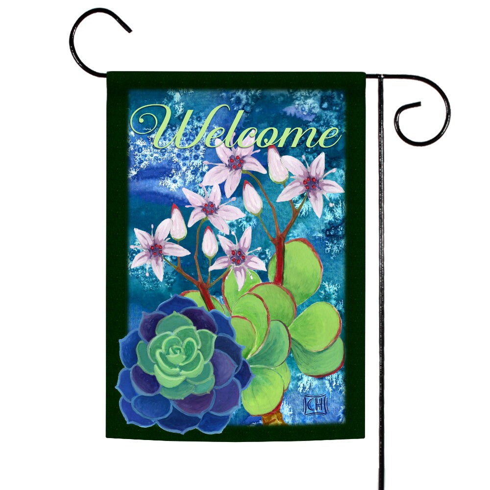 Jade Welcome Decorative Welcome Flag | Michaels