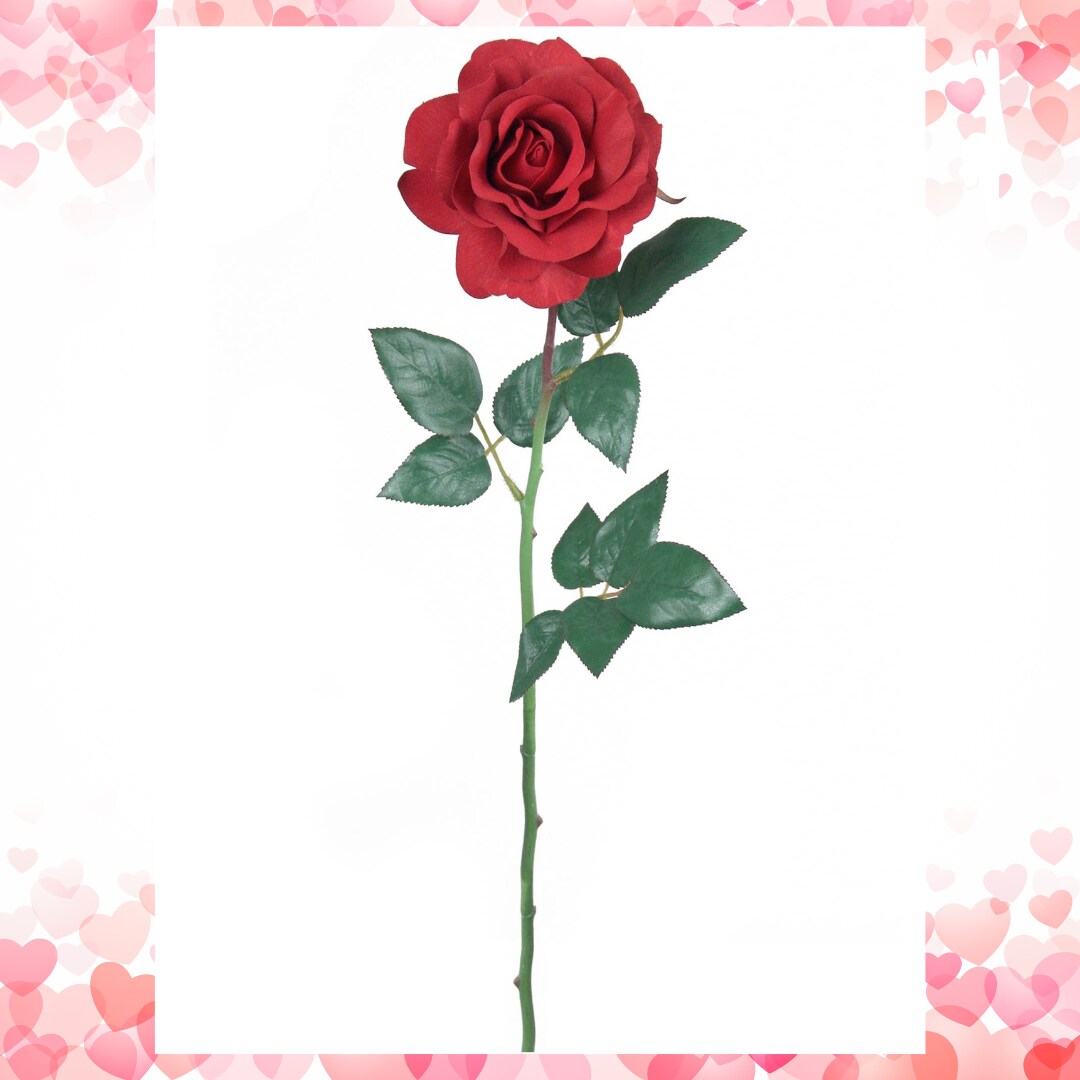 Set of 12: Red Planters Rose Stems | 28-Inch | Lifelike Rose Stems ...