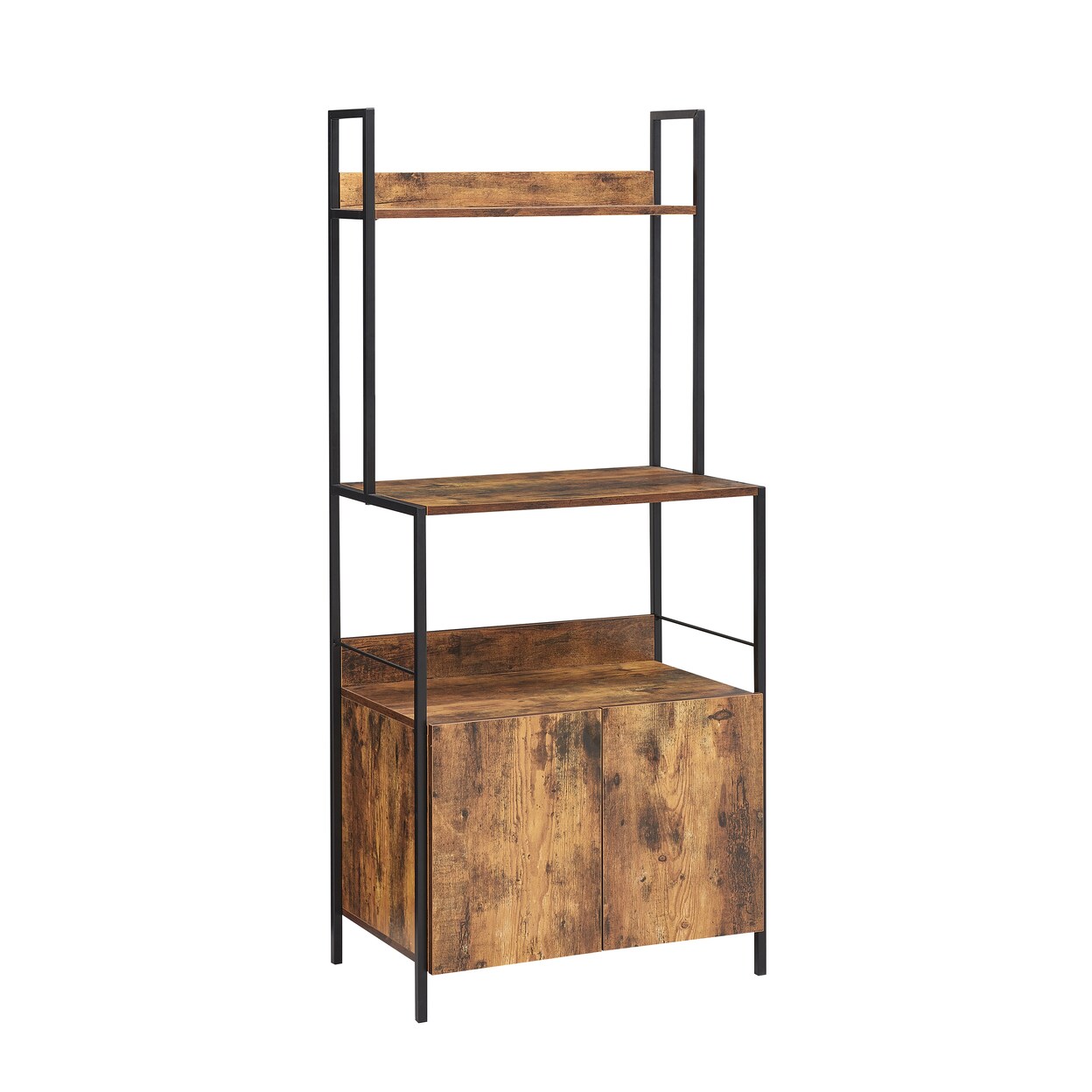 Saltoro Sherpi 66 Inch Industrial Style 3 Tier Kitchen Baker Rack with ...