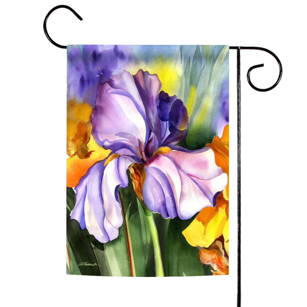 Iris Field Decorative Spring Flag | Michaels