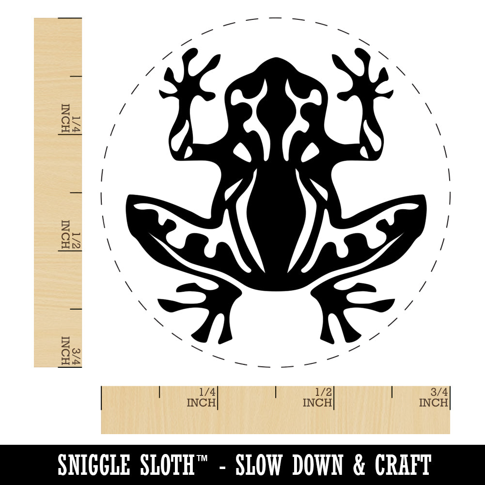 Tribal Frog Self-Inking Rubber Stamp for Stamping Crafting Planners ...