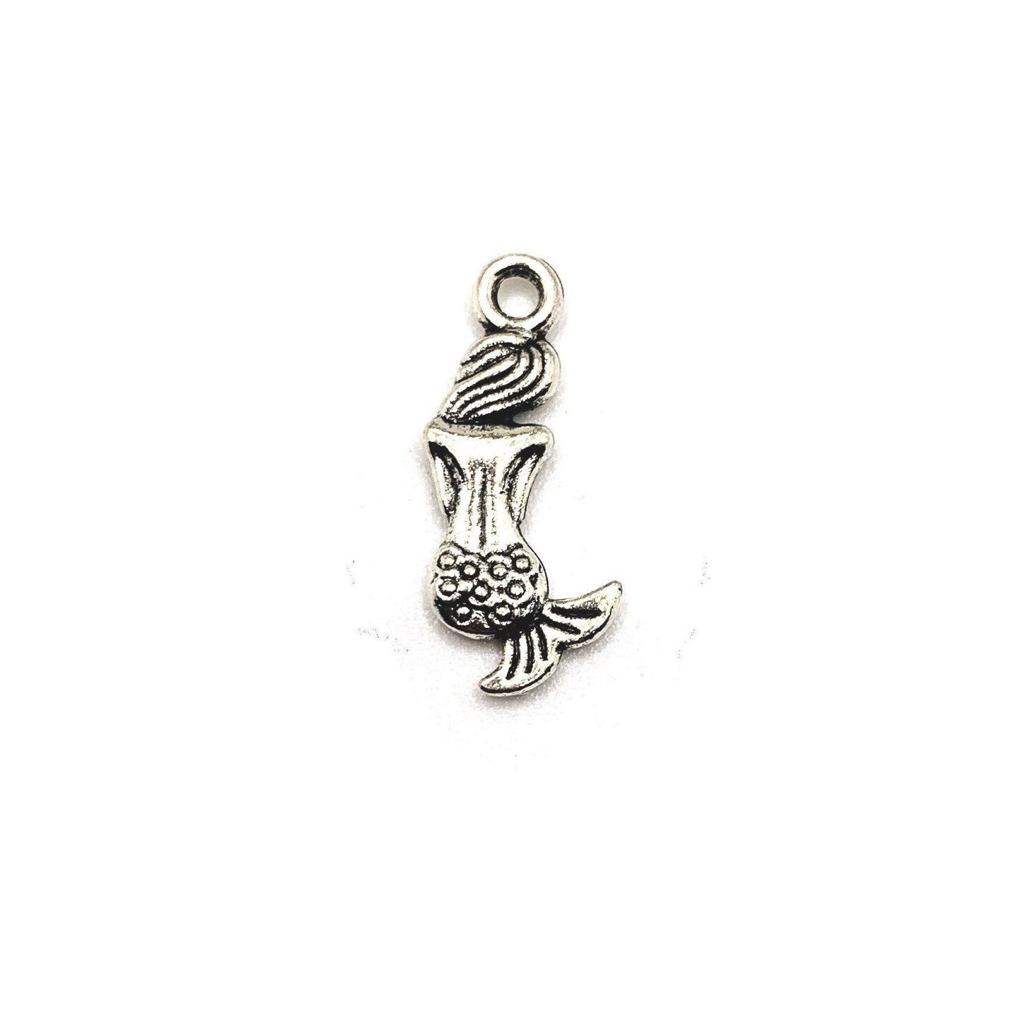 4, 20 or 50 Pieces: Silver Mermaid Charms - Double Sided | Michaels